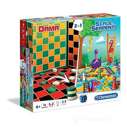 Dama & Scale e Serpenti, Giochi da Tavolo 2 in 1 - Giochi da tavolo ...