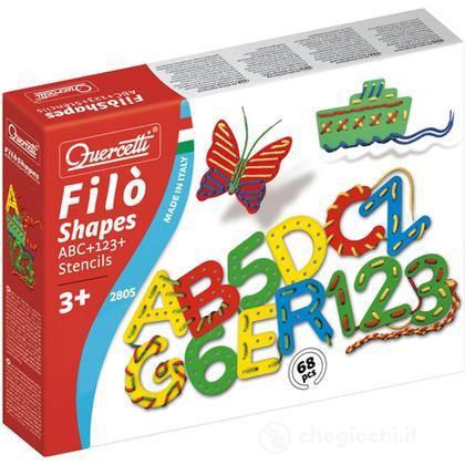 Shapes Filò -ABC 123 - Lavagnette - Quercetti - Giocattoli | chegiochi.it